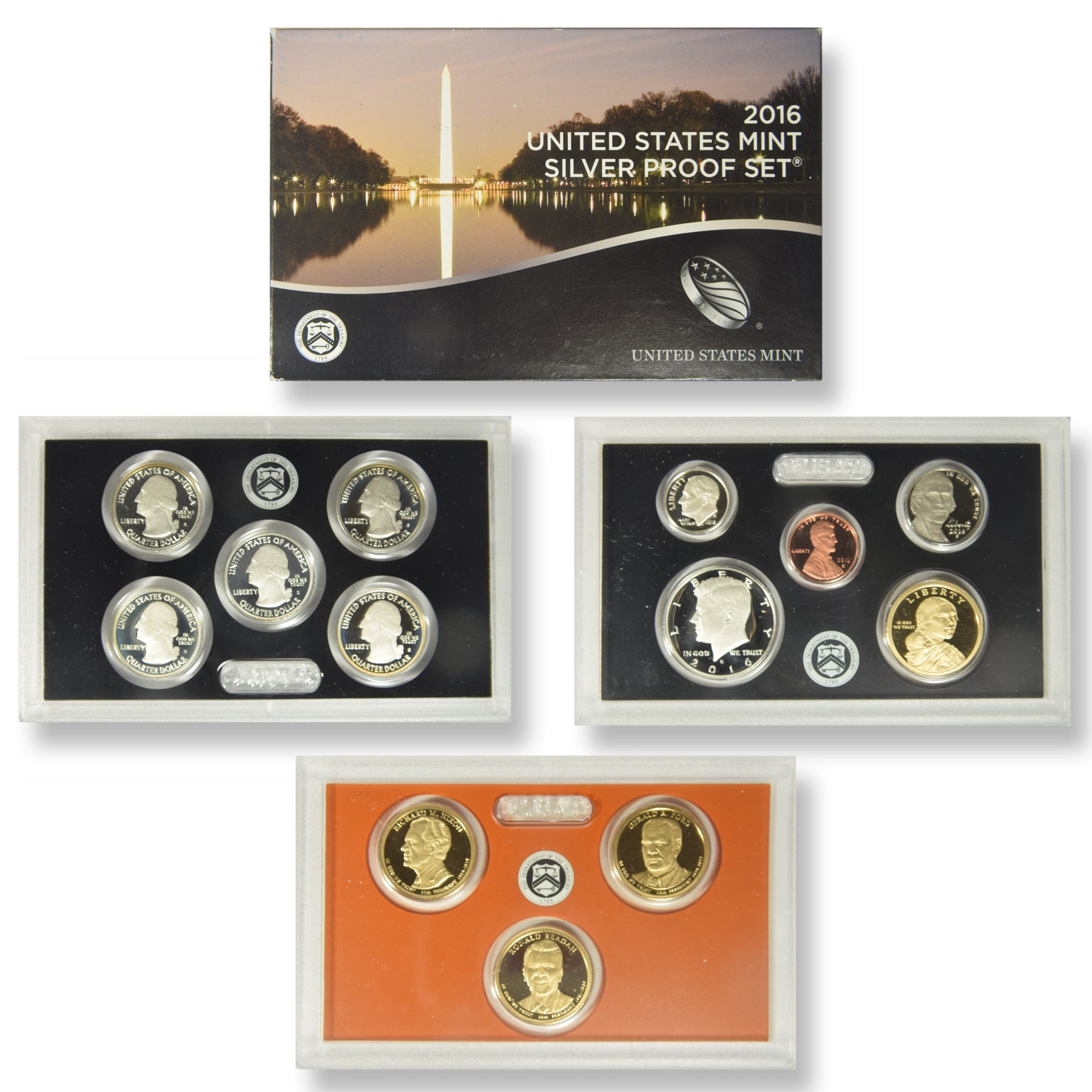 2016-S Silver Proof Sets This set contains 13 Proof coins from the San Francisco Mint. It ...