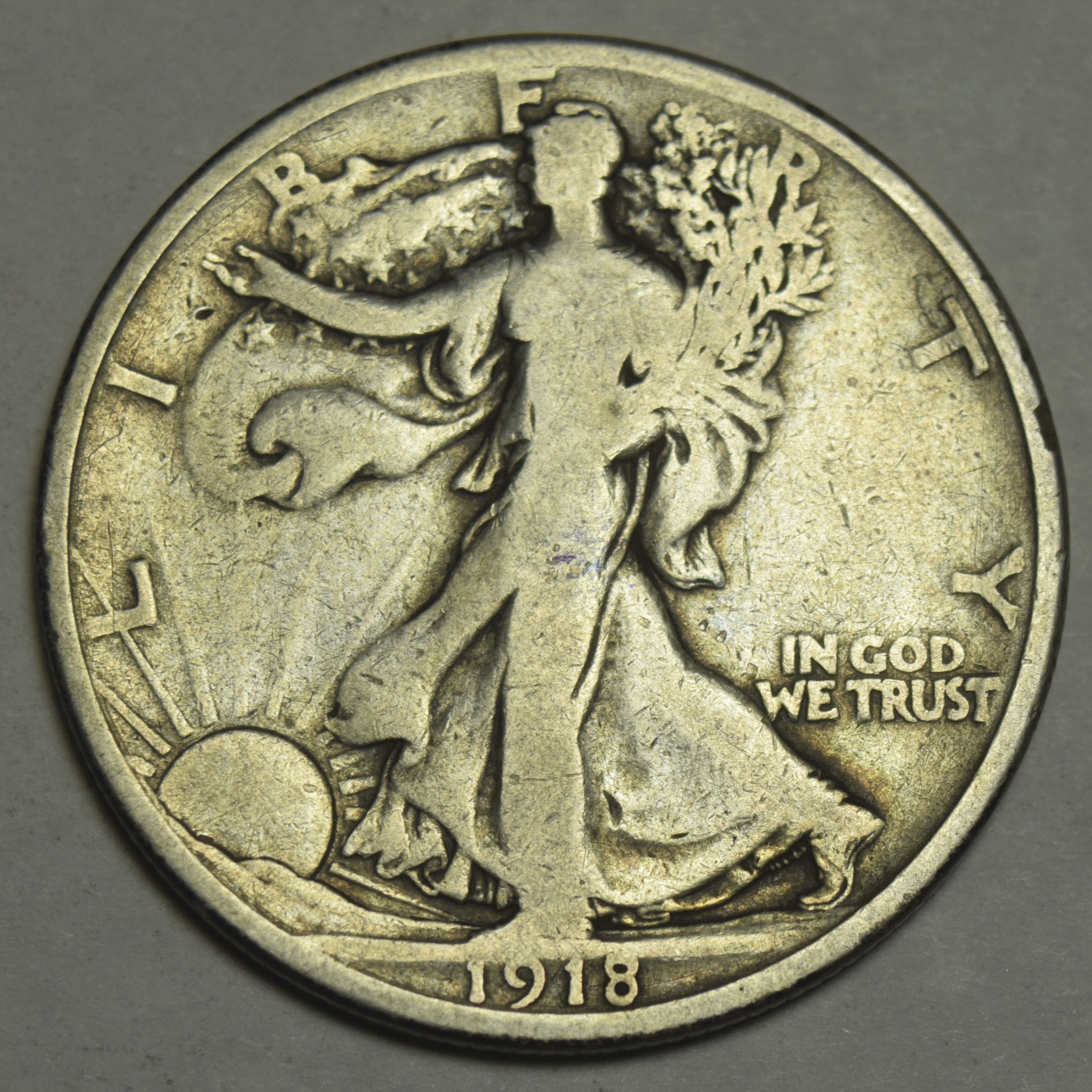 1918-S Walking Liberty Half Very Good – Mount Vernon Coin