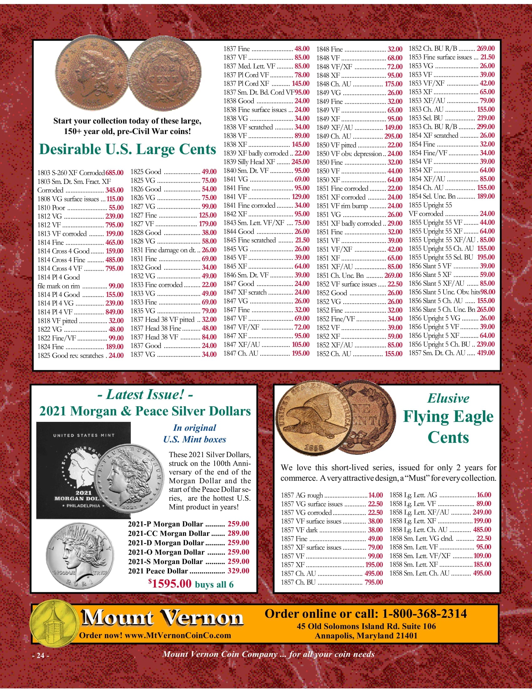 Catalog 1027 Page 24 – Mount Vernon Coin