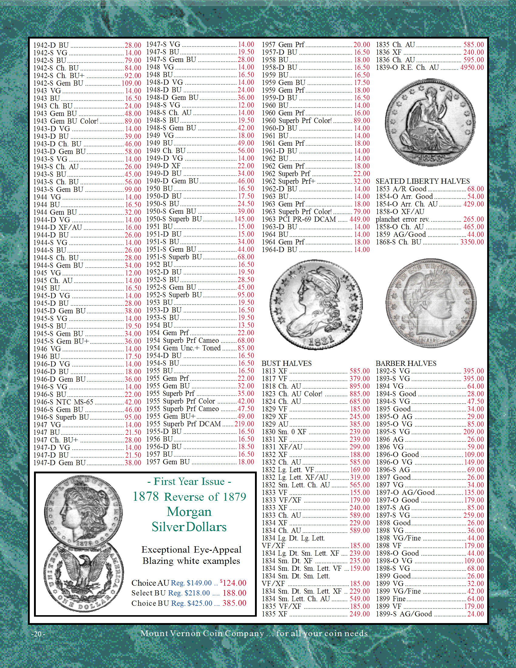 Catalog 1040 Page 20 – Mount Vernon Coin
