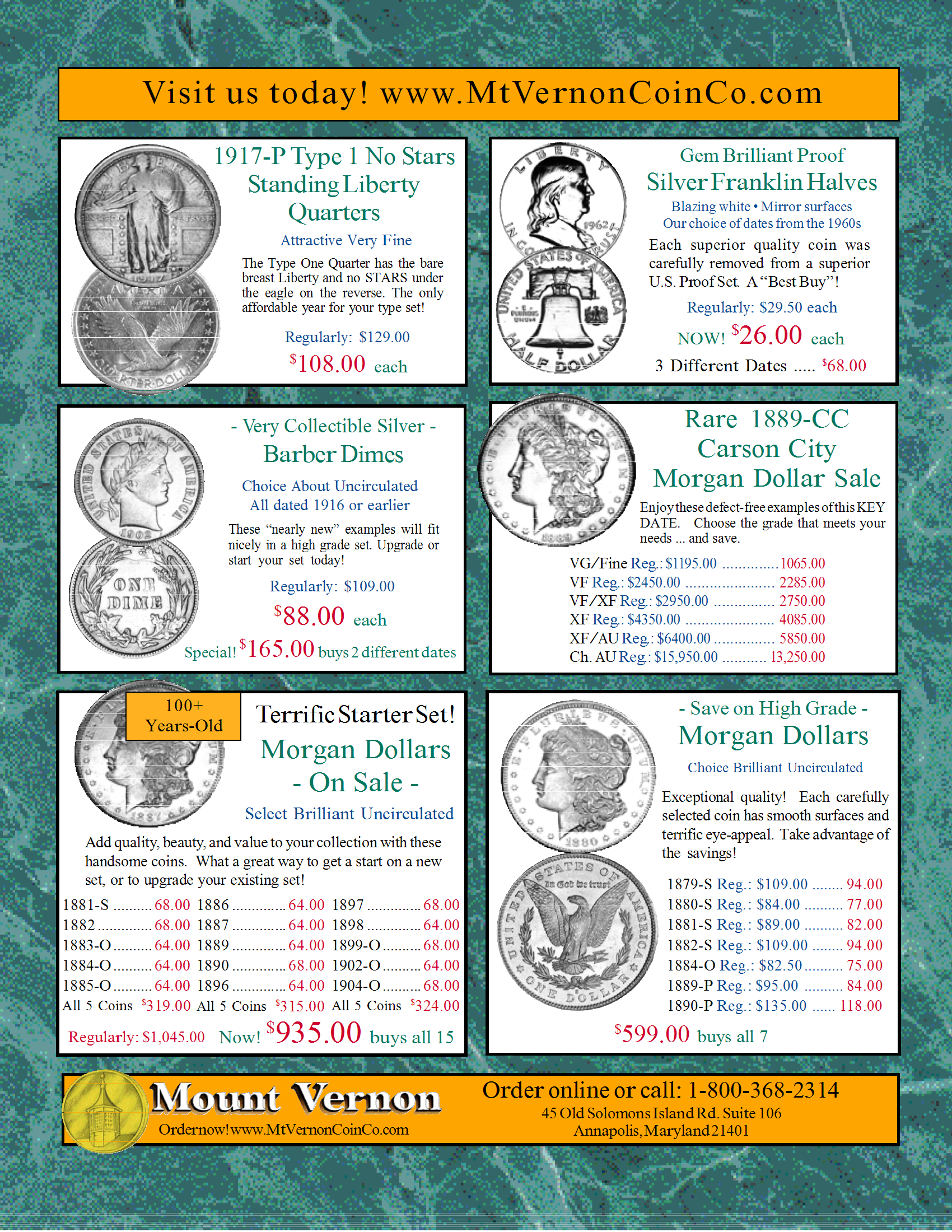 Catalog 1040 Page 32 – Mount Vernon Coin