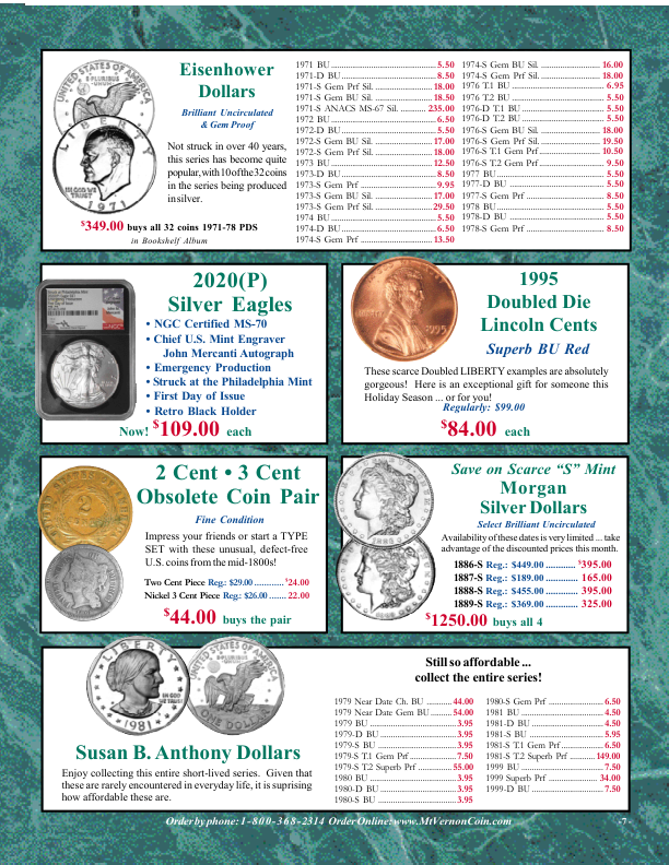 Catalog 1031 Page 7 – Mount Vernon Coin
