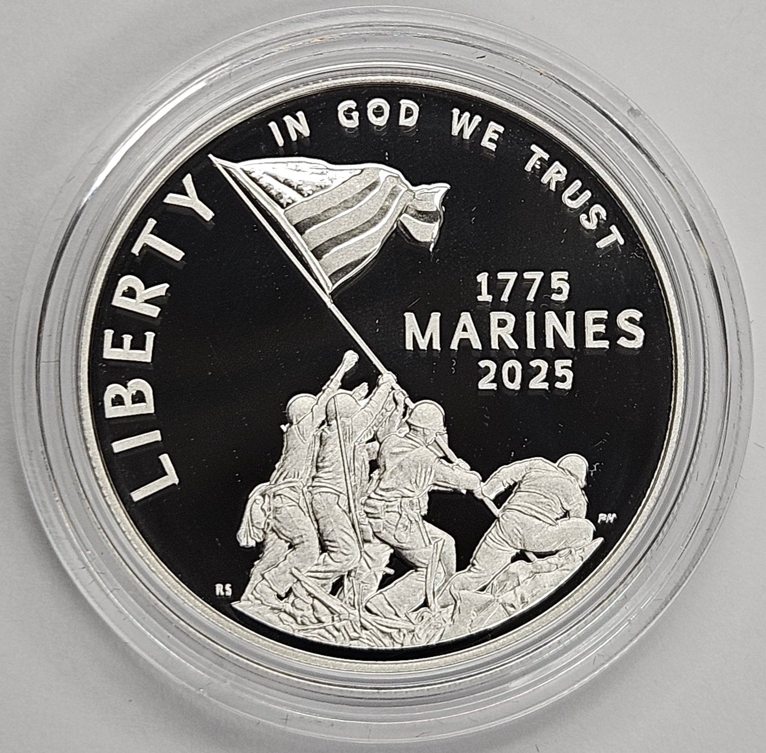 2025 U.S. Marine Corps 250th Anniversary Silver Dollar Gem Proof ...
