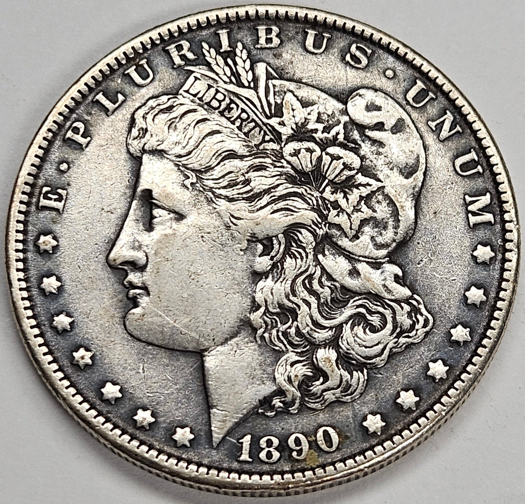 1890 Morgan Dollar Extremely Fine – Mount Vernon Coin