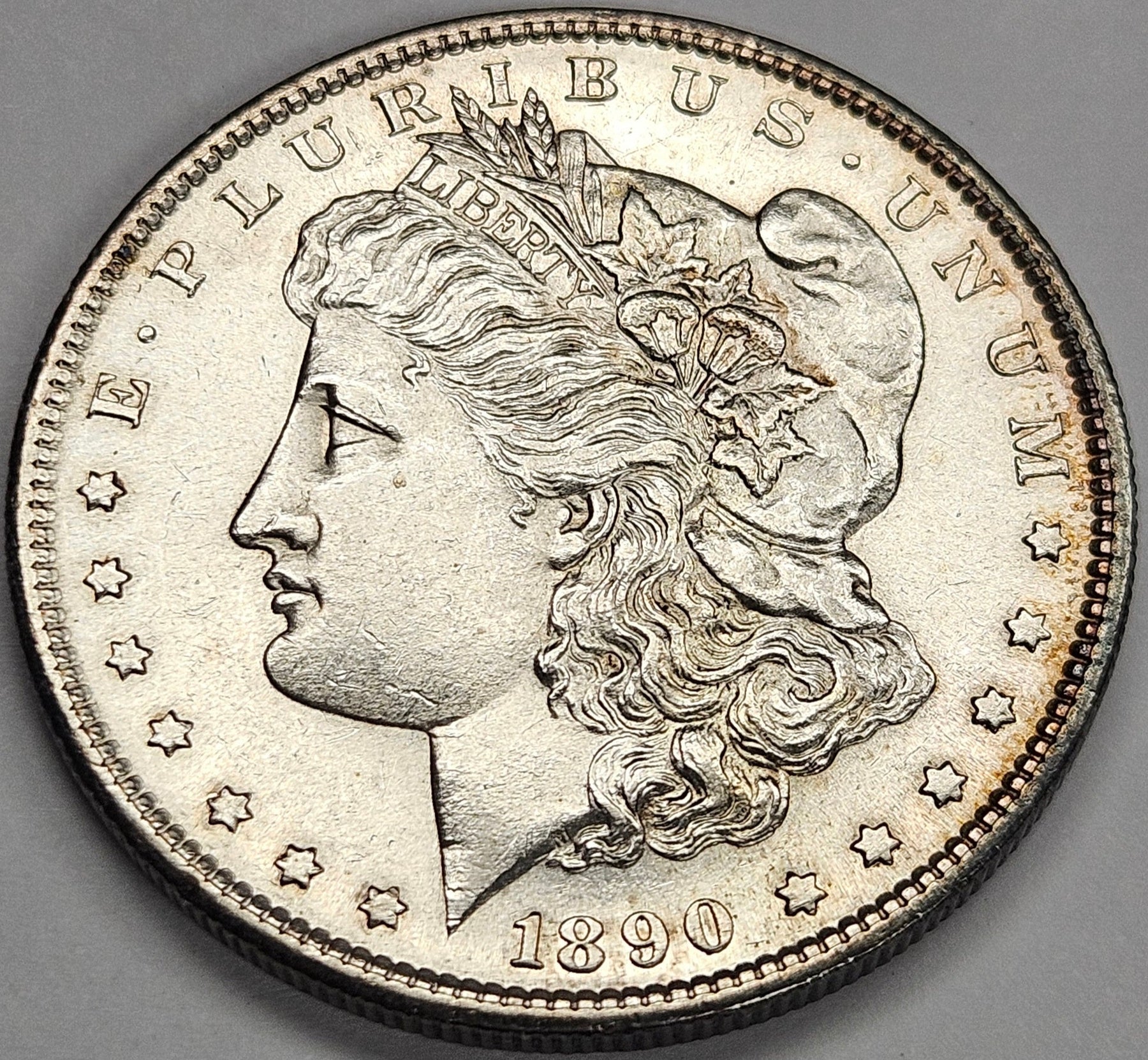 1890-S Morgan Dollar Select Brilliant Uncirculated – Mount Vernon Coin