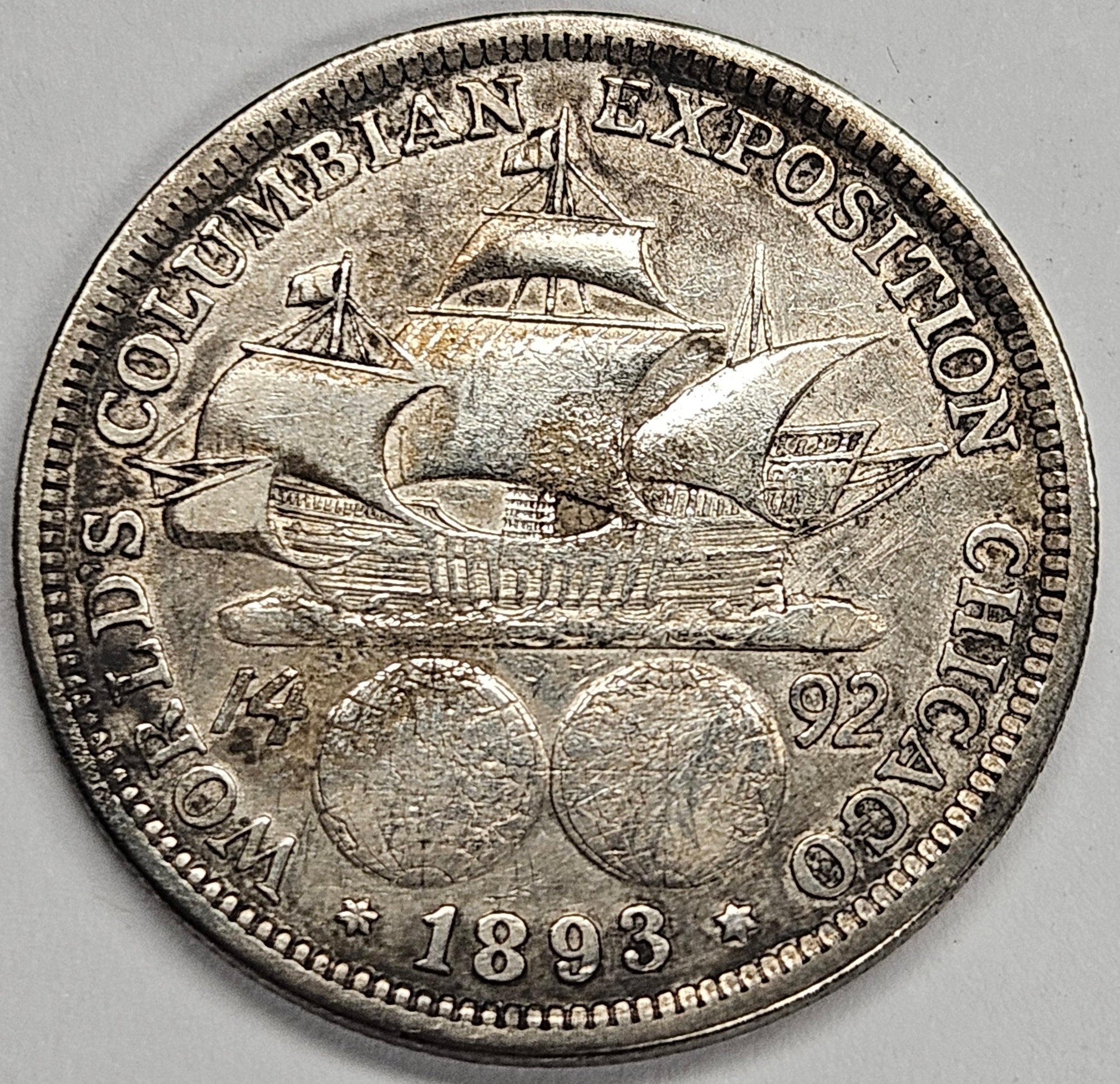 Columbian Half 1893 Extremely Fine – Mount Vernon Coin