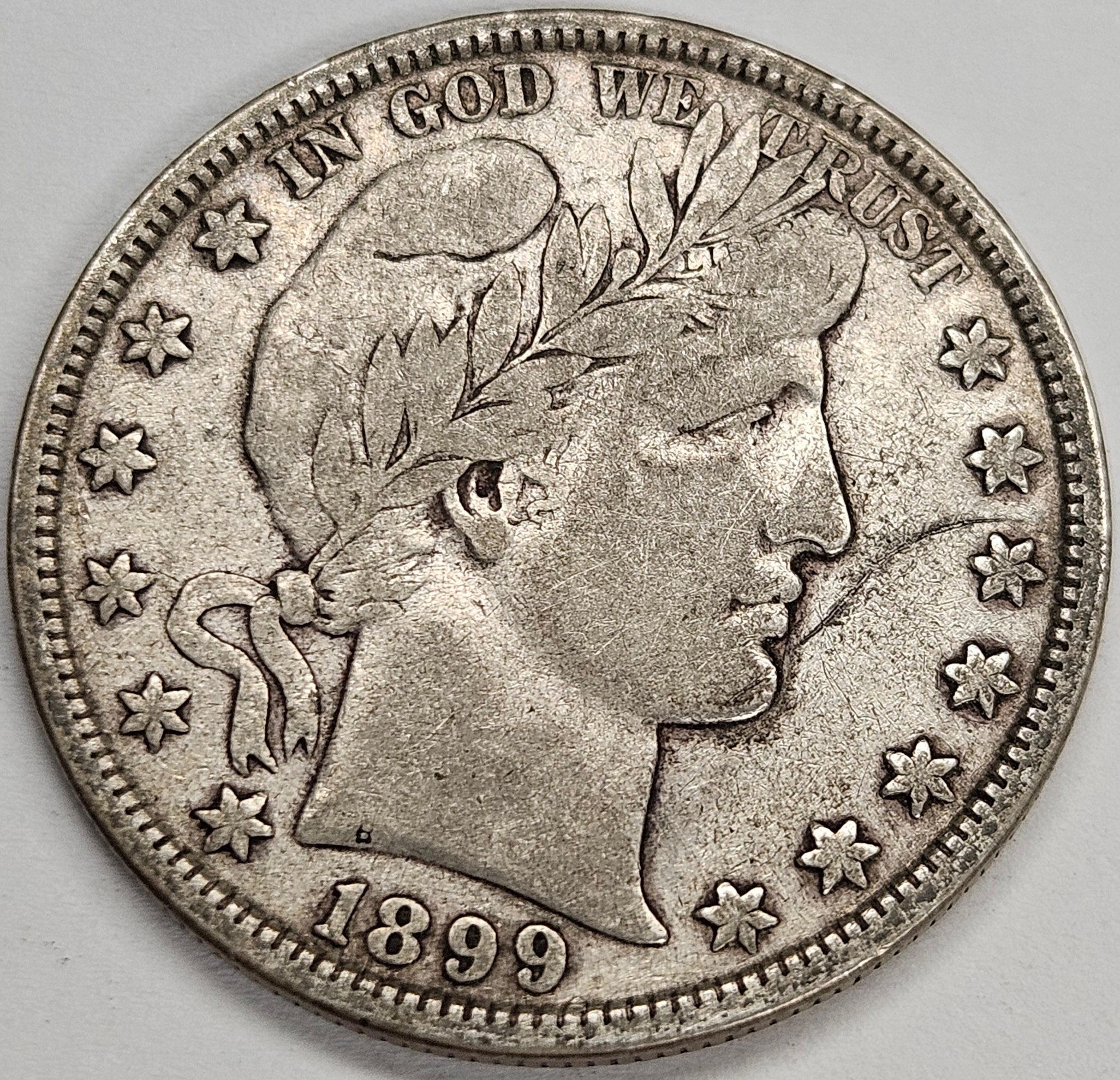 1899 Barber Half Extremely Fine – Mount Vernon Coin