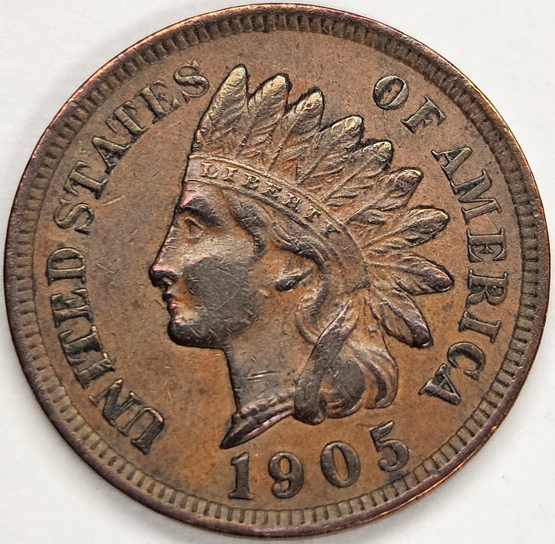 1905 Indian Cent Choice About Uncirculated – Mount Vernon Coin