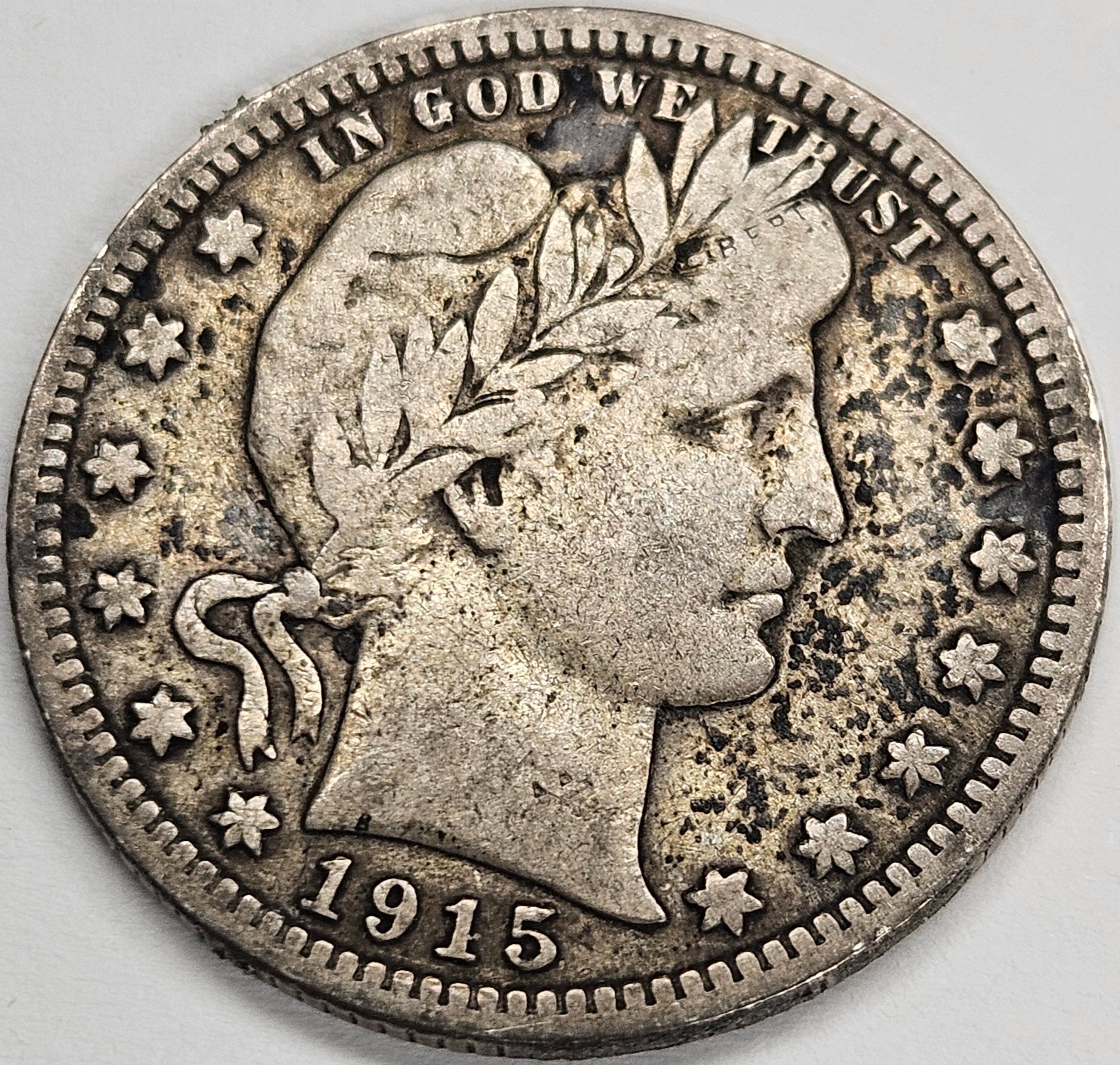 1915 Barber Quarter Extremely Fine – Mount Vernon Coin