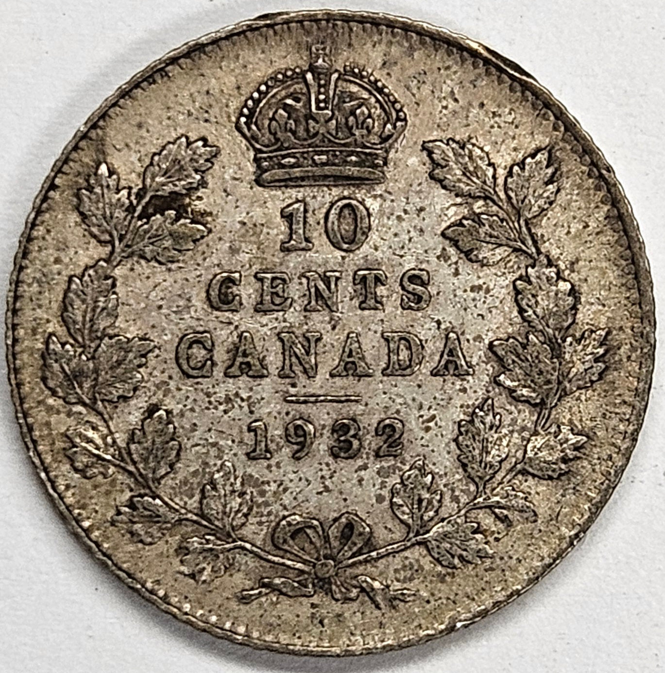 1932 Canadian 10 Cents Extremely Fine – Mount Vernon Coin
