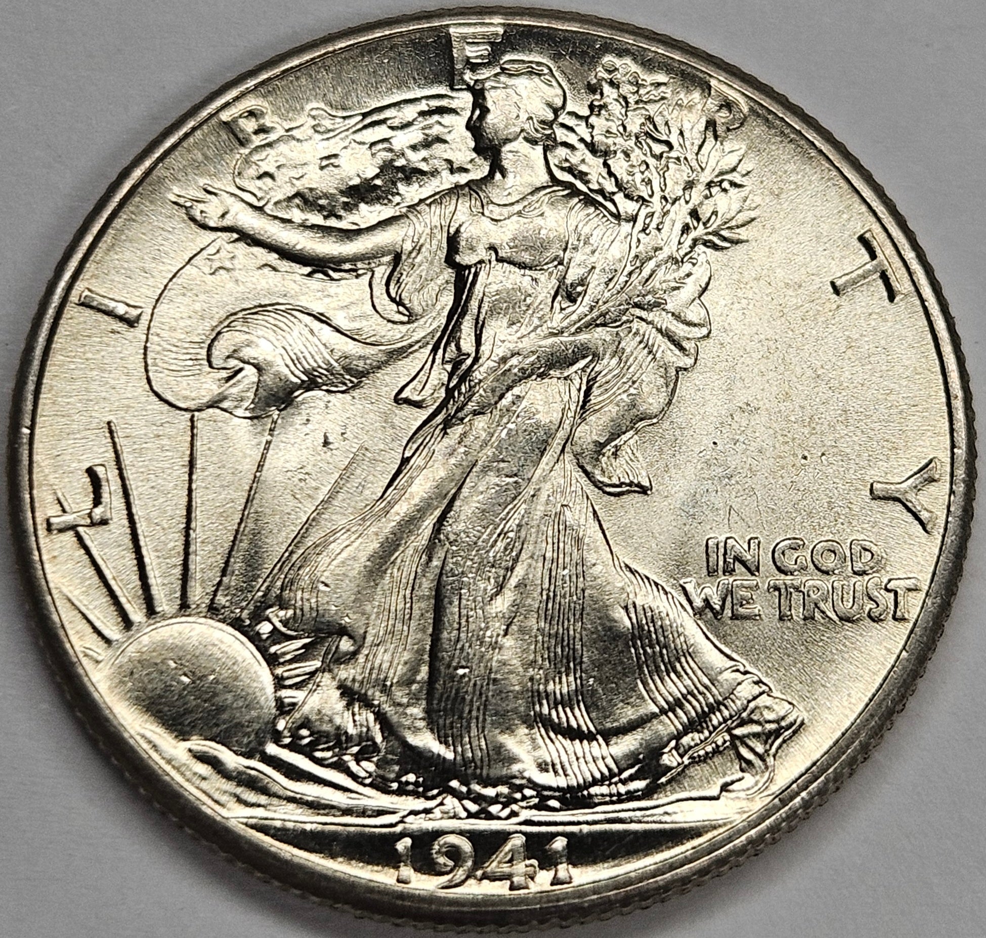1941 Walking Liberty Half Gem Brilliant Uncirculated – Mount Vernon Coin