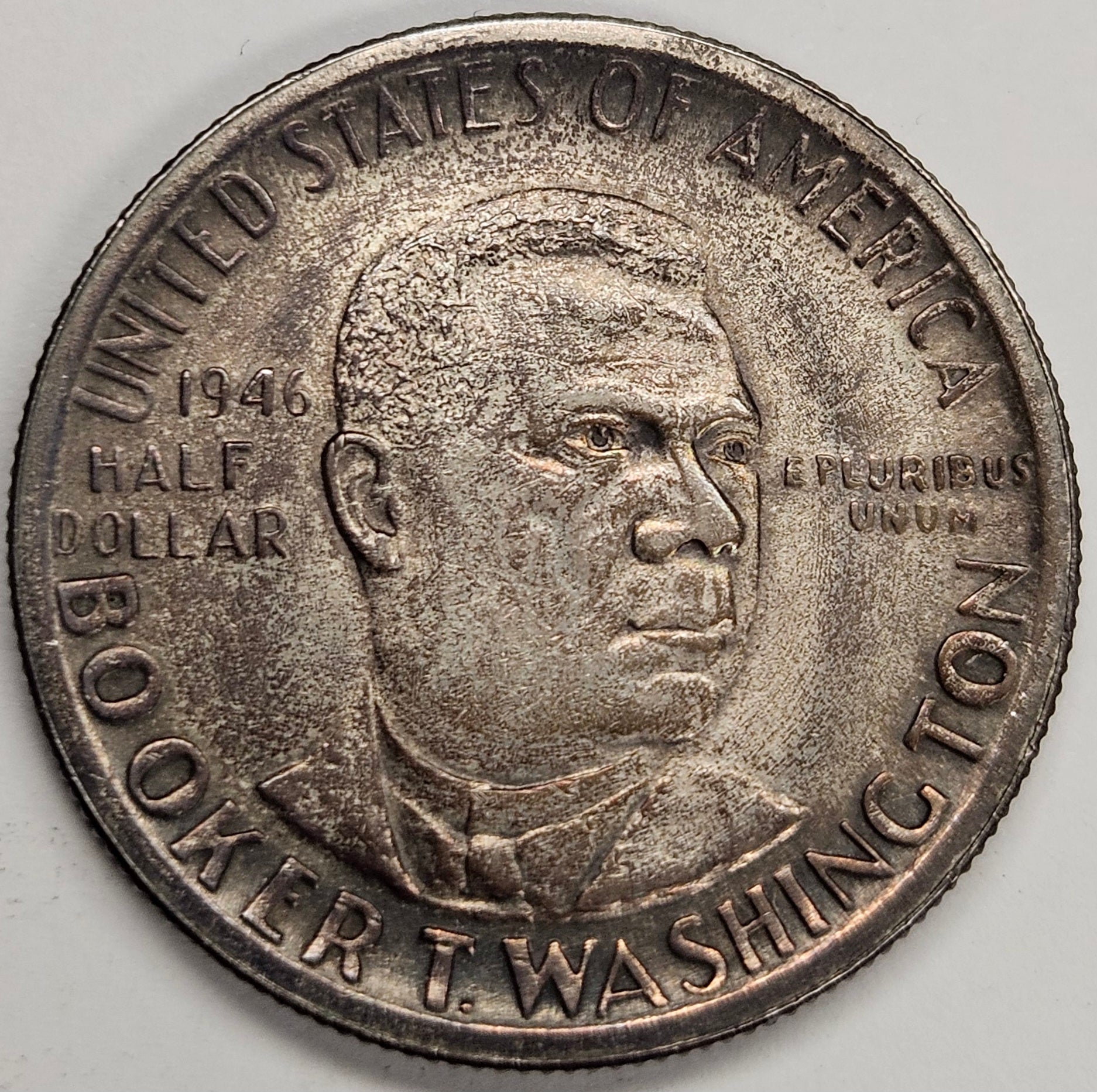 Booker T. Washington Half 1946 Gem BU Beautifully Toned! – Mount Vernon ...