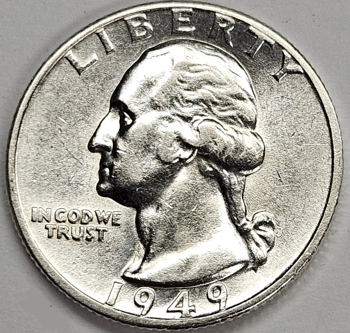 1949-D Washington Quarter Brilliant Uncirculated – Mount Vernon Coin
