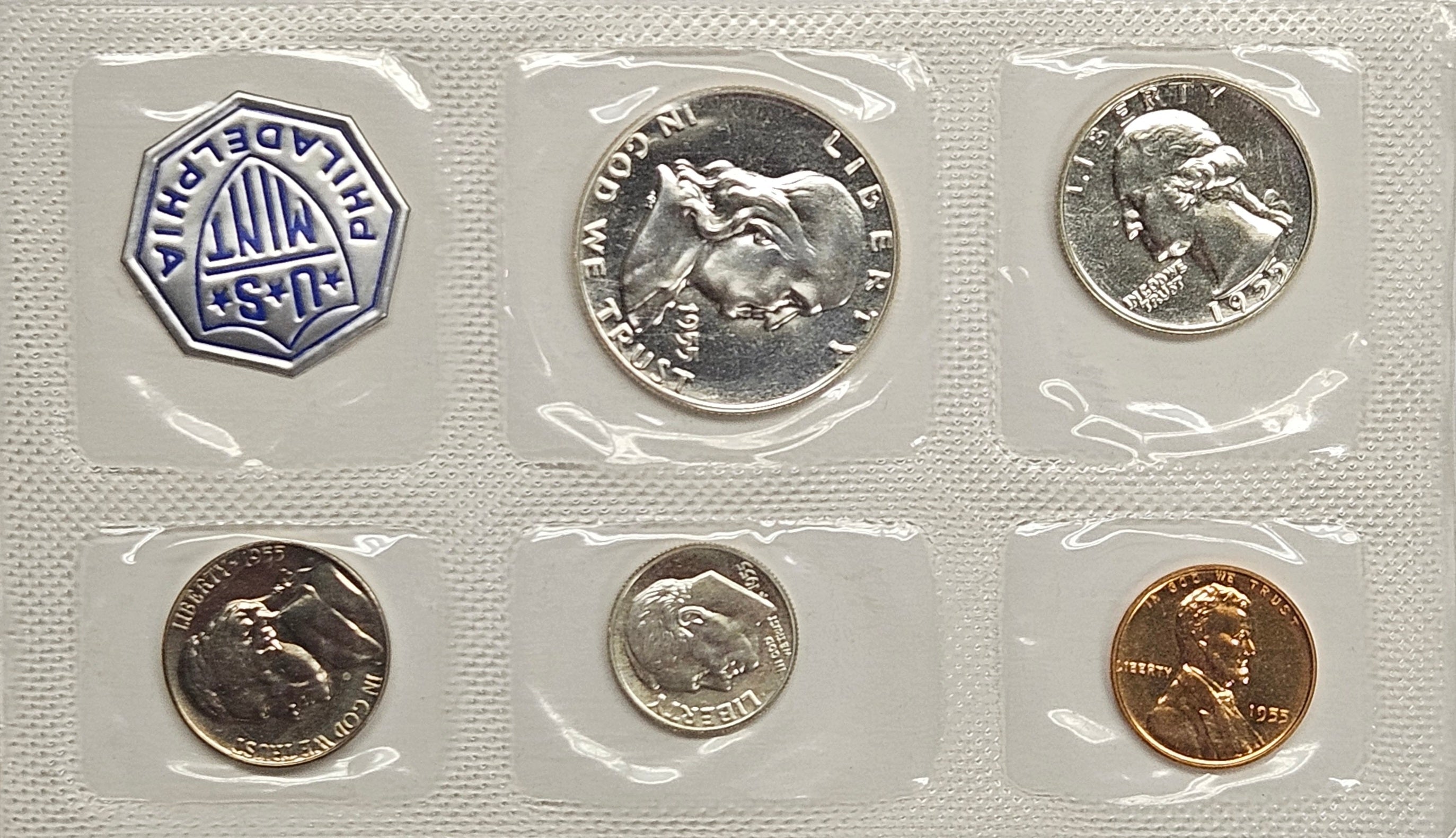 1955 Proof Set Gem Brilliant Proof – Mount Vernon Coin