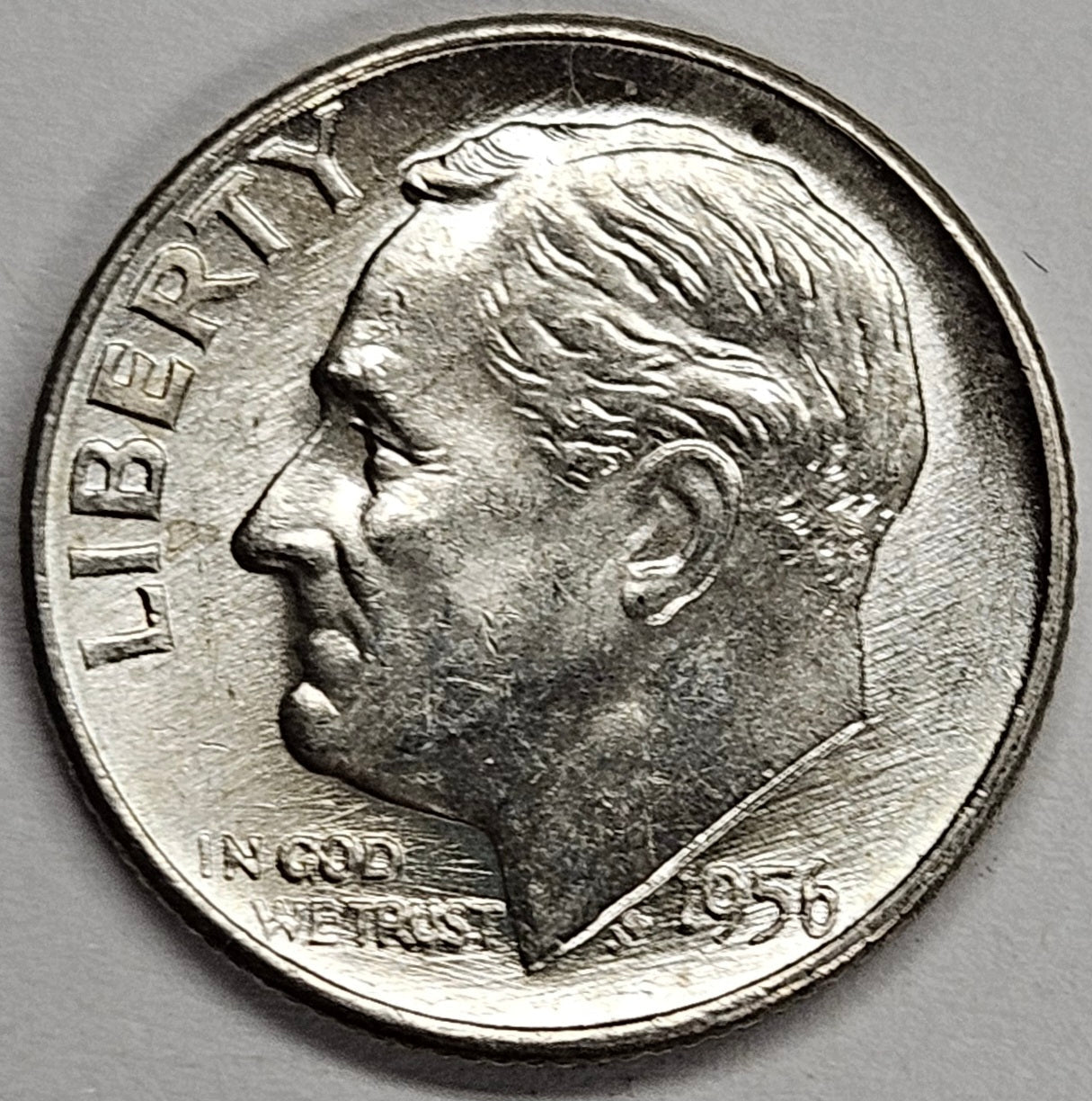 1956-D Roosevelt Dime Brilliant Uncirculated – Mount Vernon Coin
