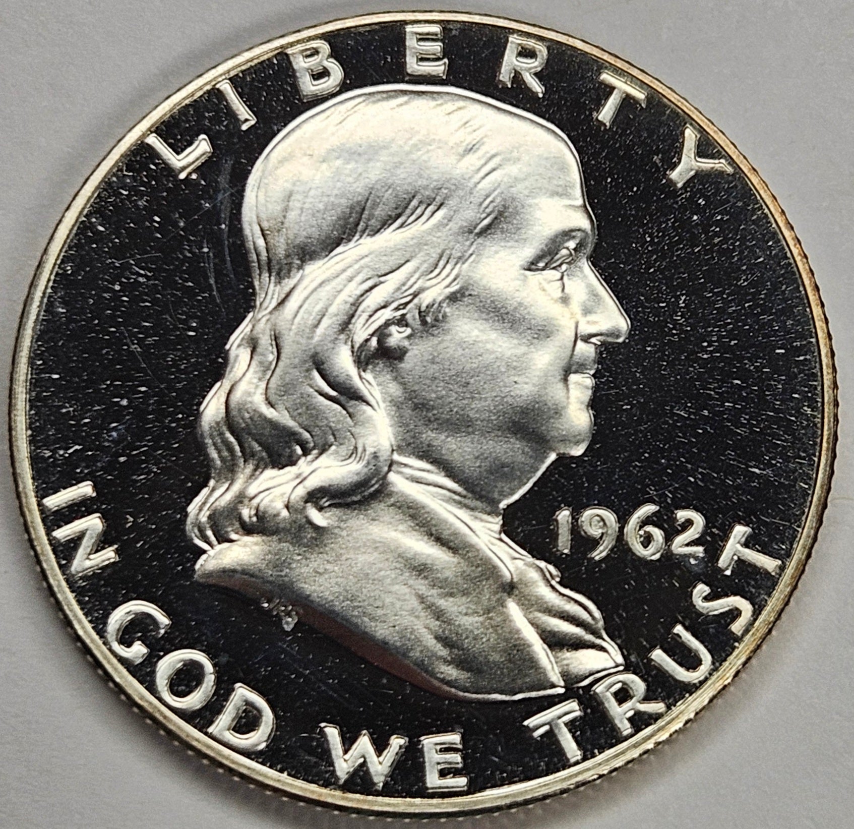 1962 Franklin Half Superb Brilliant Proof DCAM – Mount Vernon Coin