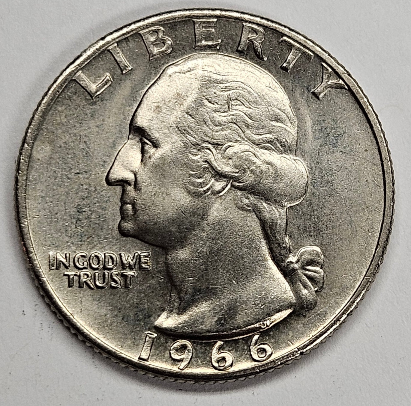 1966 Washington Quarter Brilliant Uncirculated – Mount Vernon Coin