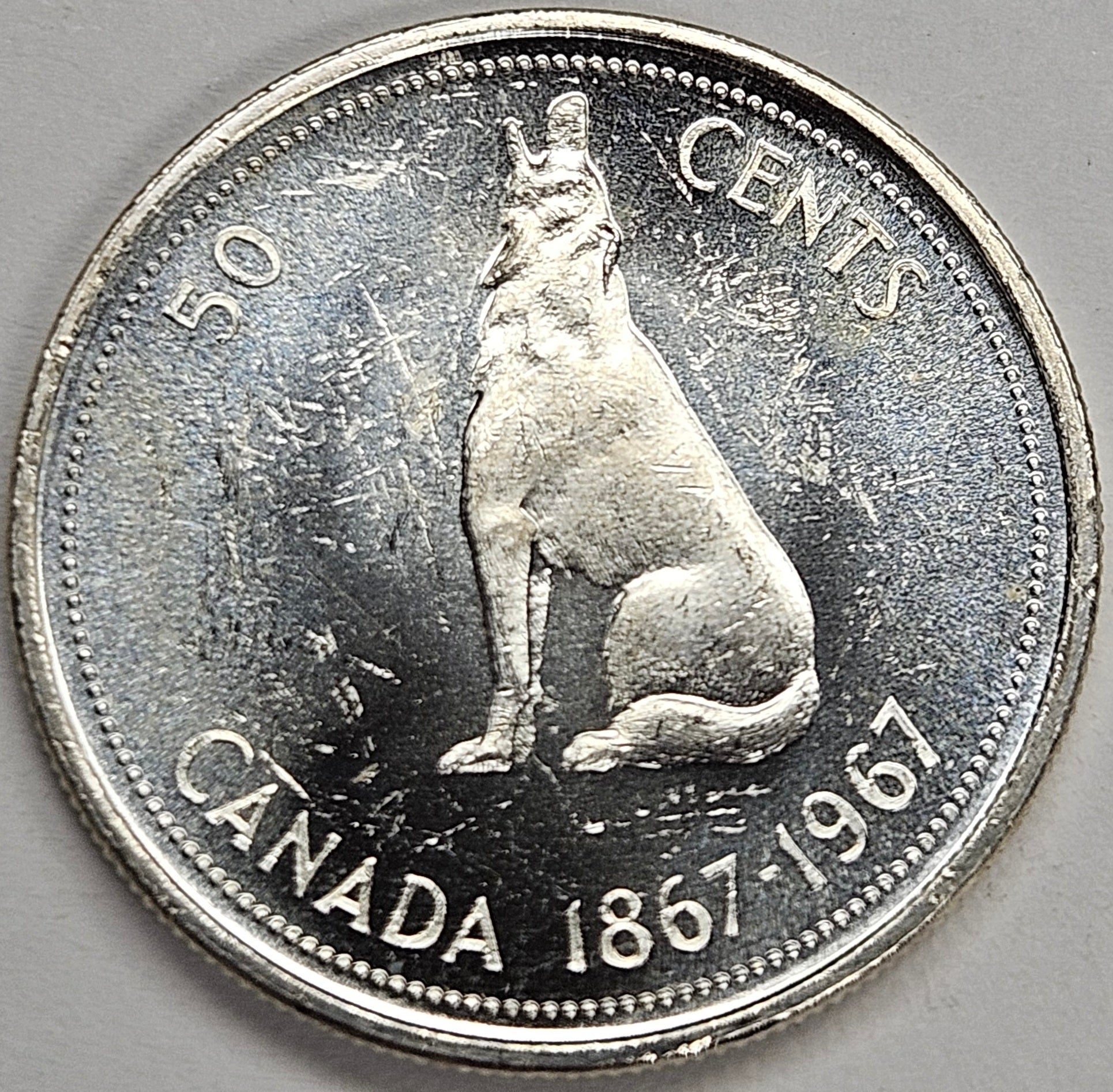 1967 Canadian Half Gem BU Prooflike – Mount Vernon Coin