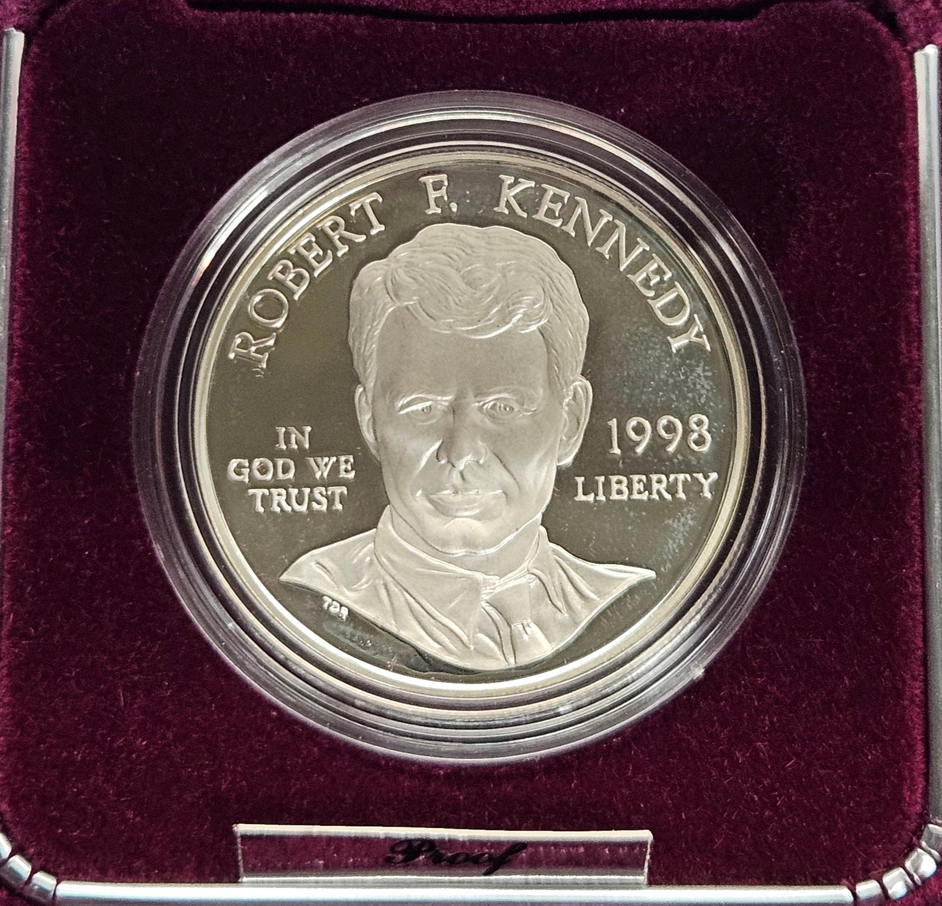 1998-S Robert F. Kennedy Silver Dollar Gem Brilliant Proof – Mount ...
