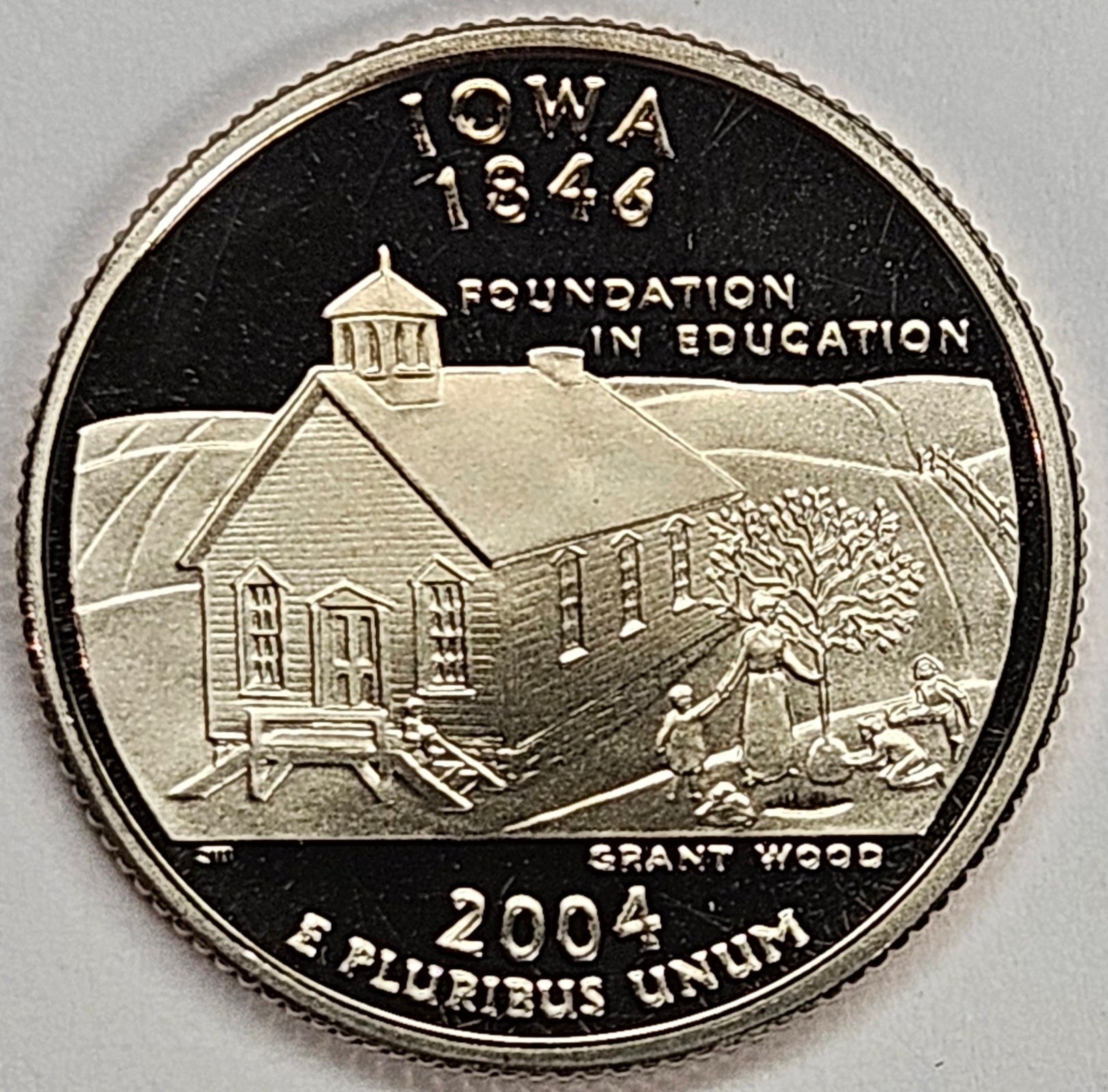 2004-S Iowa State Quarter Superb Brilliant Proof – Mount Vernon Coin