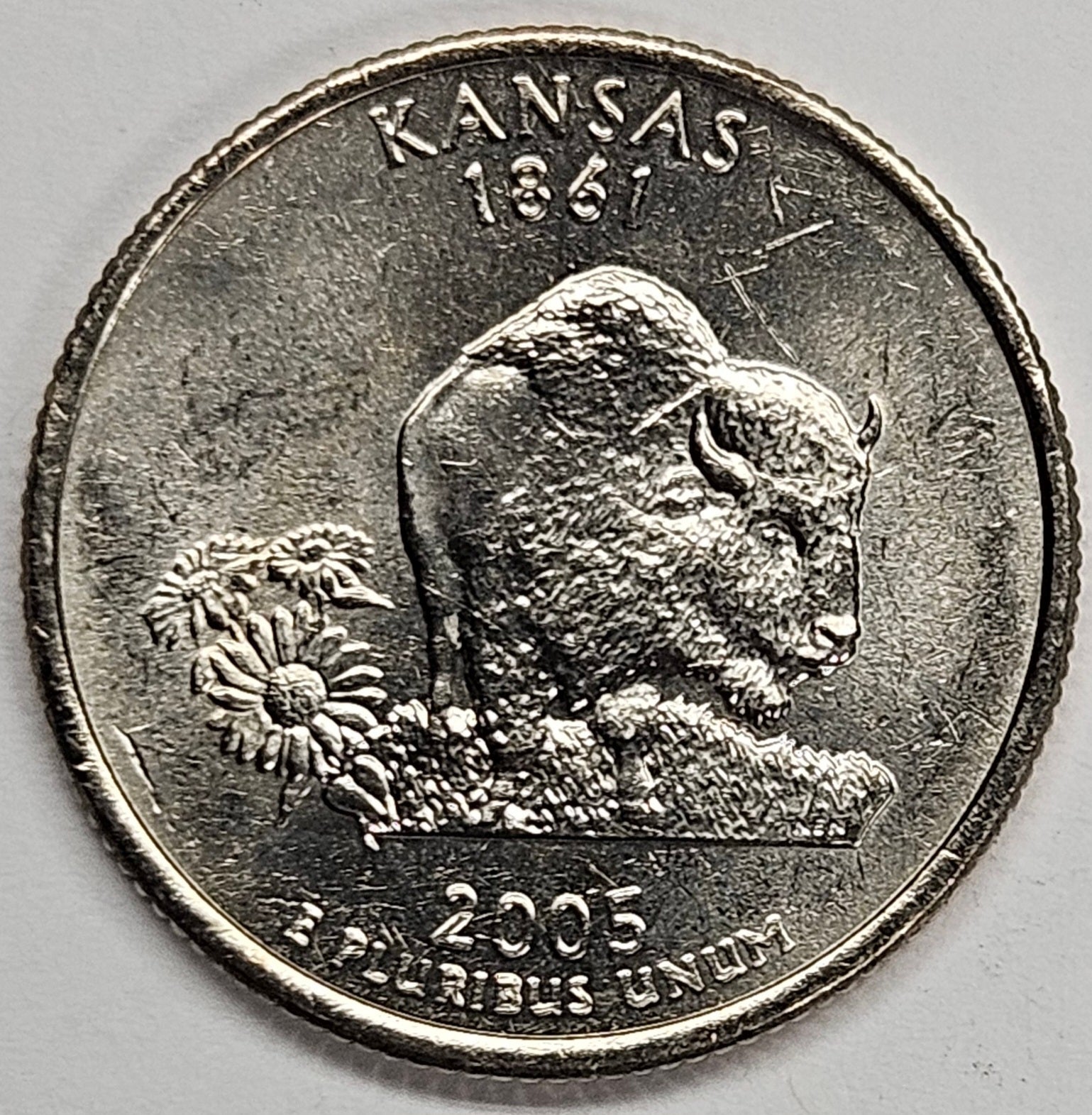 2005 Kansas State Quarter Choice BU – Mount Vernon Coin