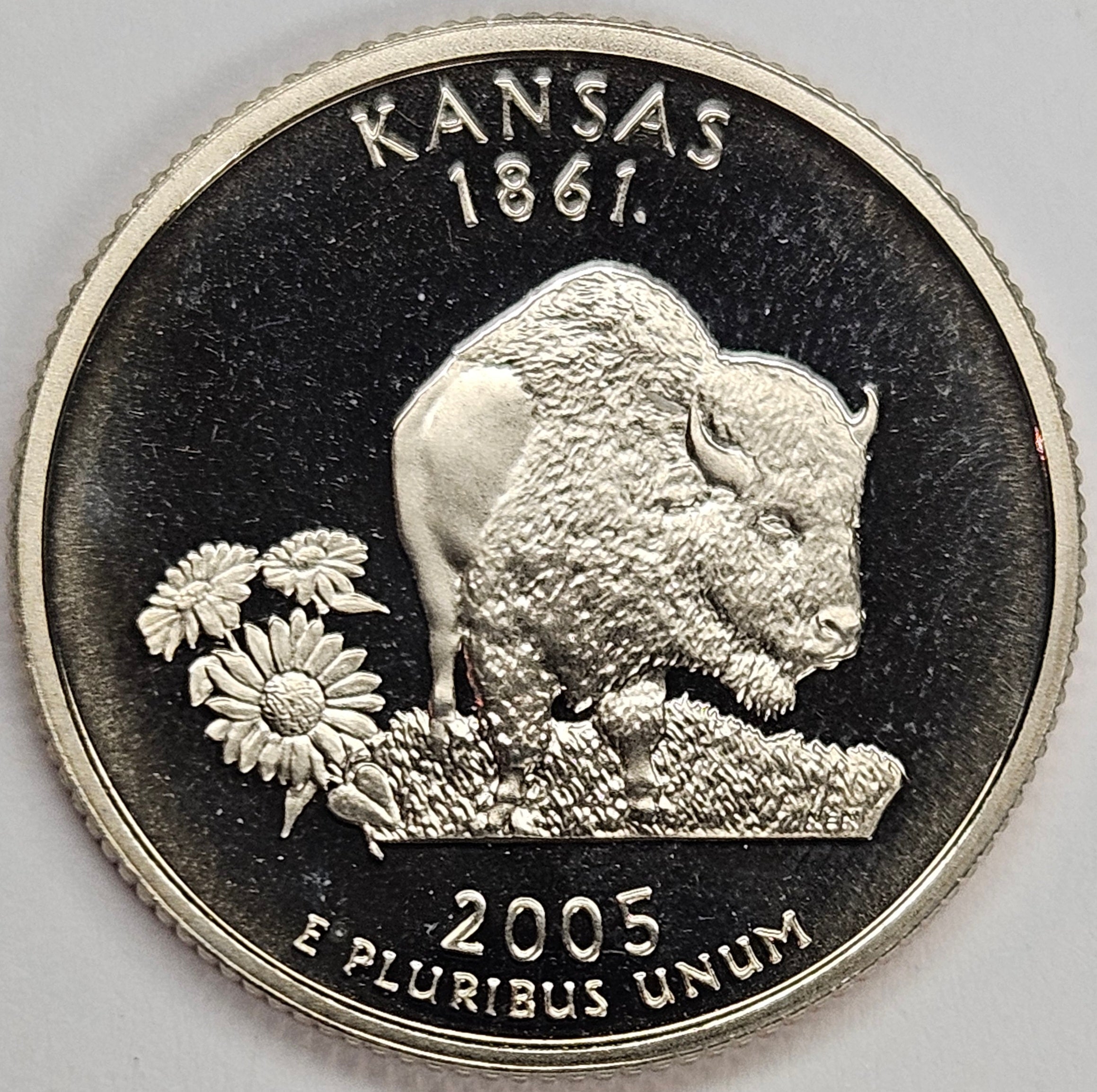 2005-S Kansas State Quarter Superb Brilliant Proof – Mount Vernon Coin