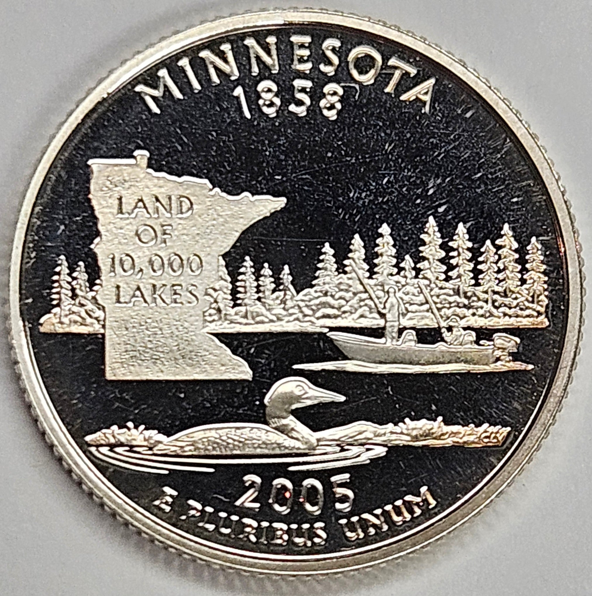 2005-S Minnesota State Quarter Superb Brilliant Proof Silver – Mount ...