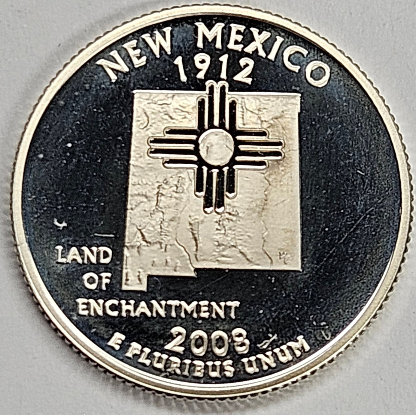 2008-S New Mexico State Quarter Superb Brilliant Proof Silver – Mount ...