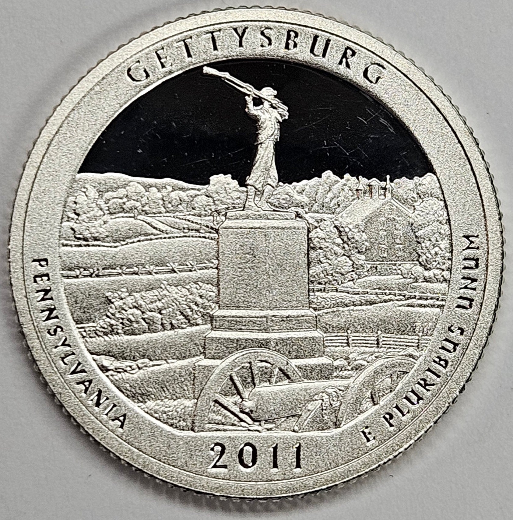2011-S Gettysburg National Military Park, PA Quarter Superb Brilliant ...