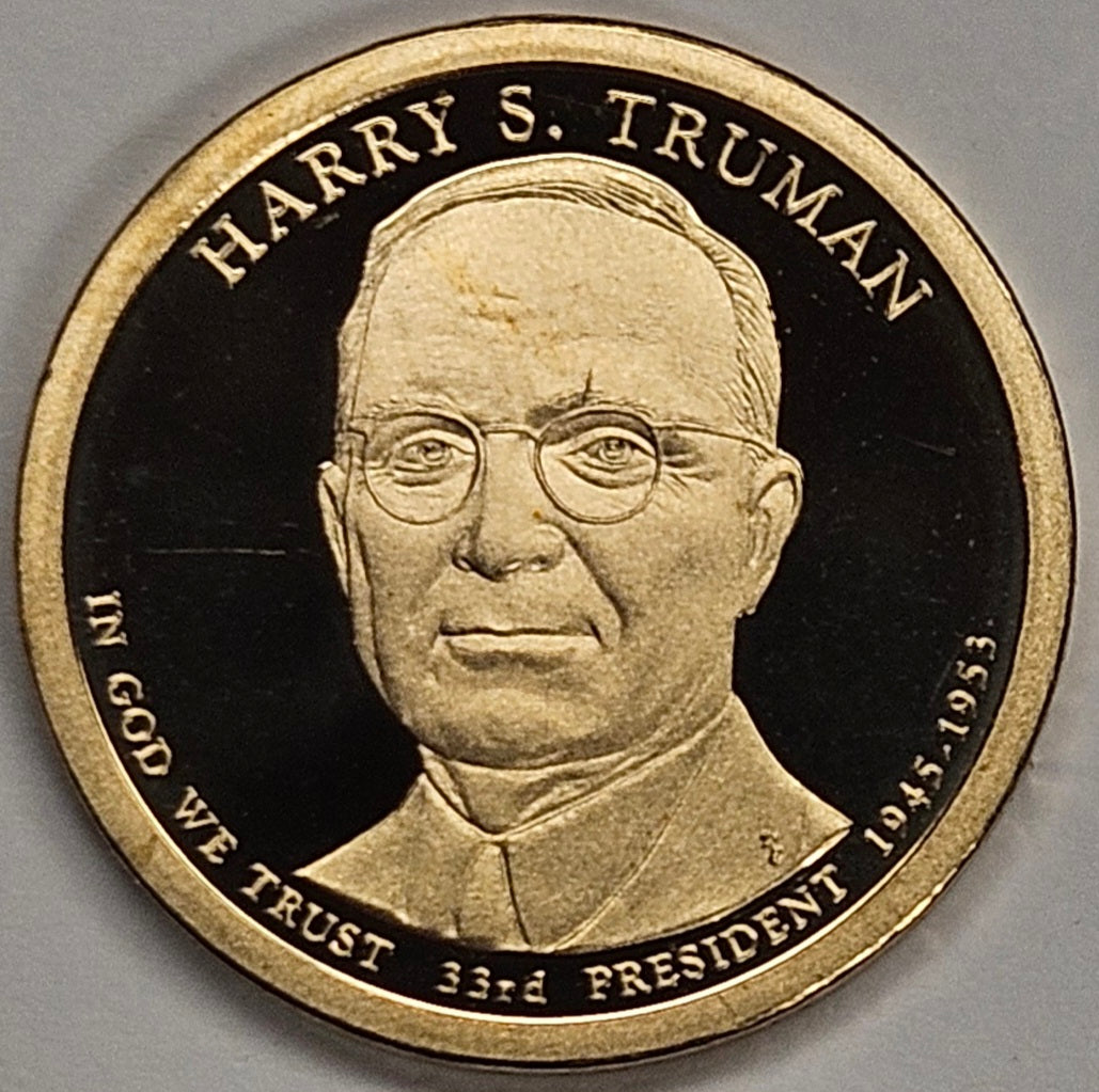 2015-S Truman Presidential Dollar Superb Brilliant Proof – Mount Vernon ...
