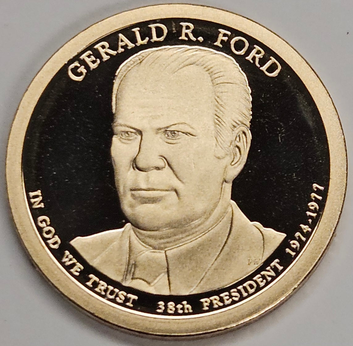 2016-S Ford Presidential Dollar Superb Brilliant Proof – Mount Vernon Coin