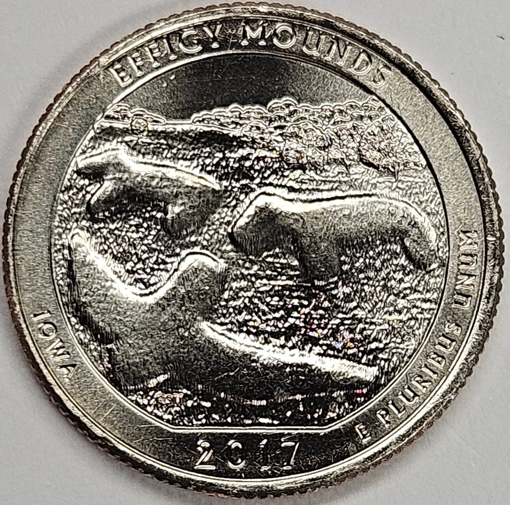 2017-D Effigy Mounds National Park, IA Quarter Choice BU – Mount Vernon ...