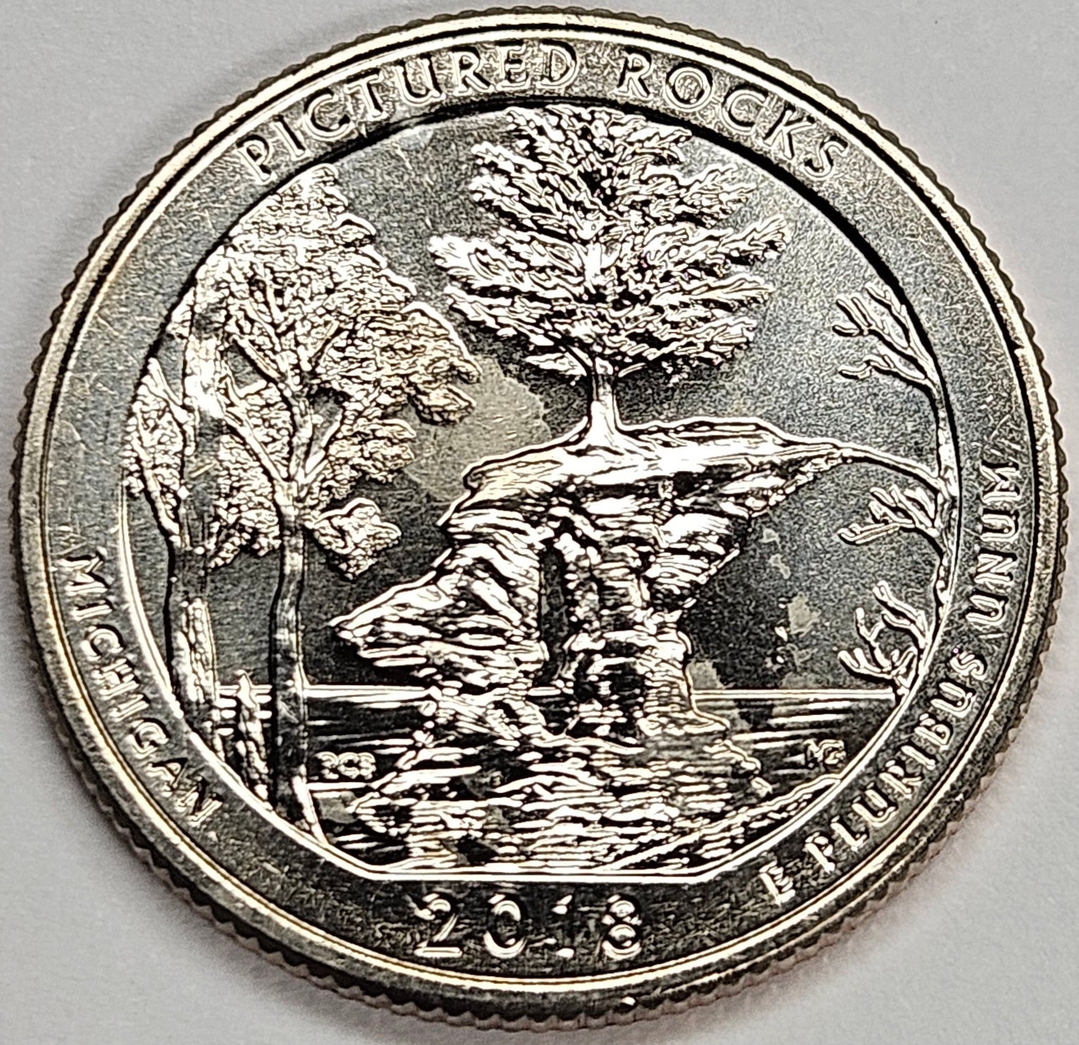 2018-S Pictured Rocks National Park, MI Quarter . . . . Gem Brilliant ...