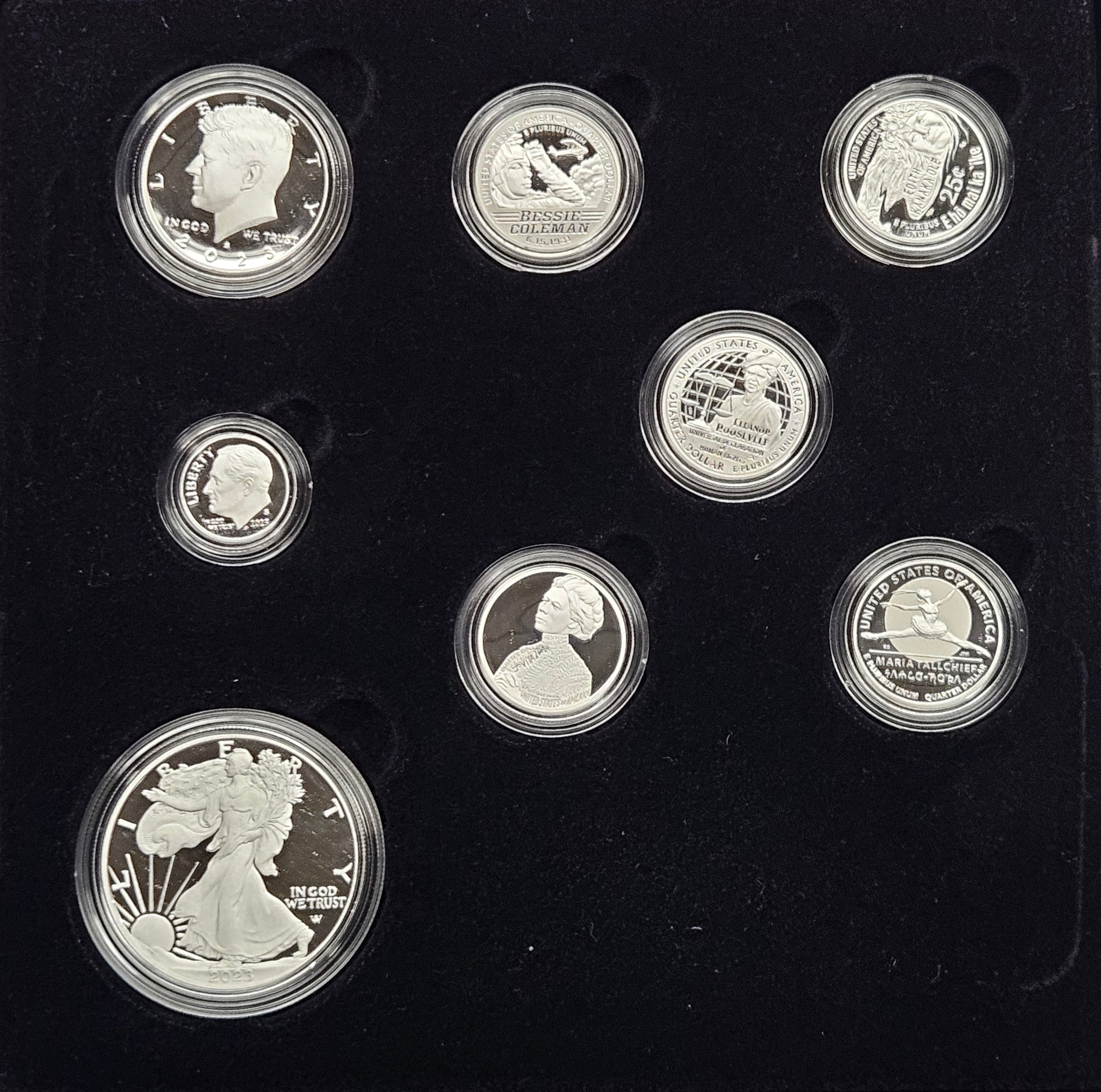 2023-S Limited Edition Silver Proof Set Superb Brilliant Proof Silver ...