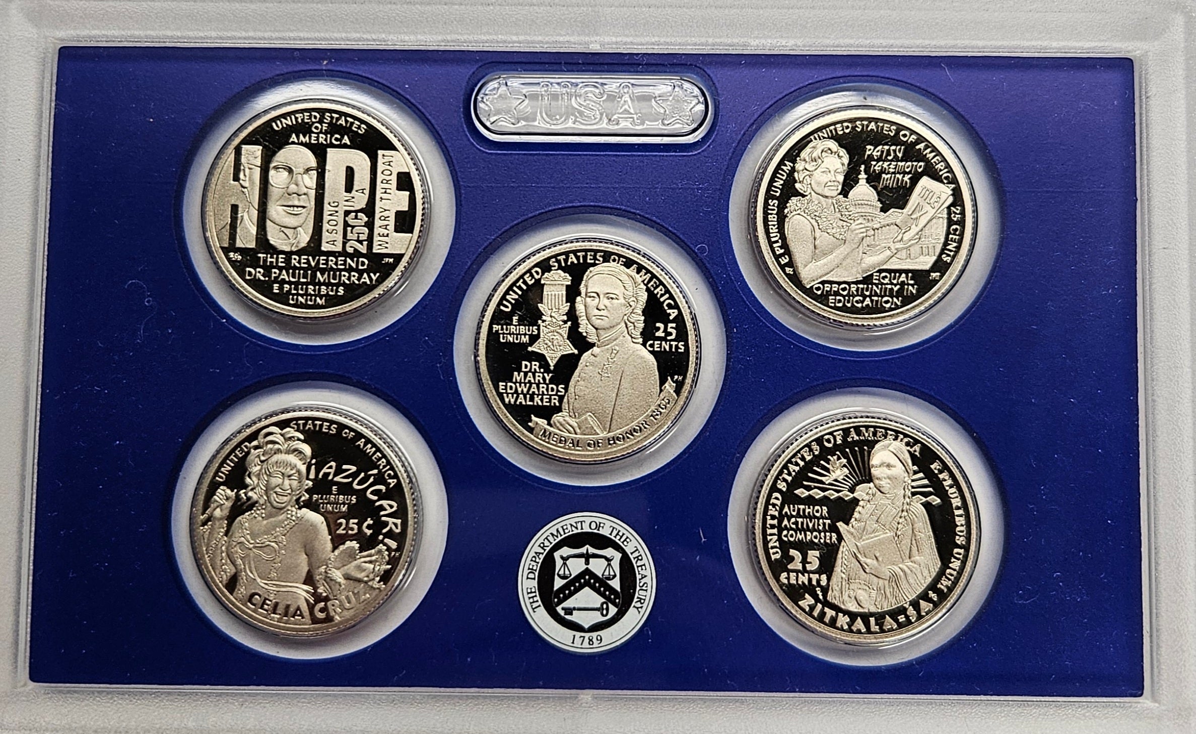 2023-S Famous Women Quarters Proof Set Superb Brilliant Proof – Mount ...