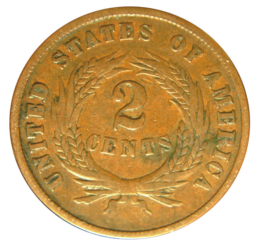 Two Cent Piece Fine Condition – Mount Vernon Coin