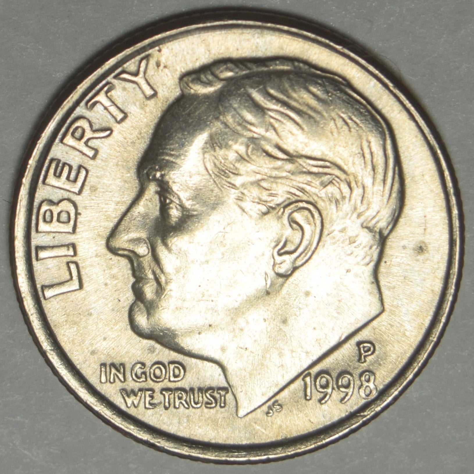 1998 Roosevelt Dime Brilliant Uncirculated – Mount Vernon Coin