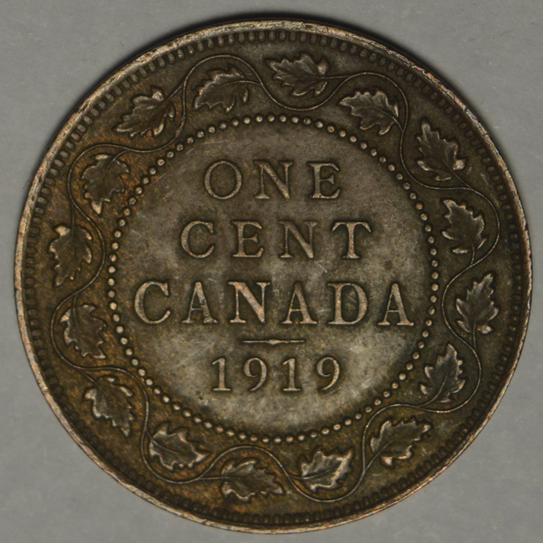 1919 Canadian Cent XF/AU – Mount Vernon Coin