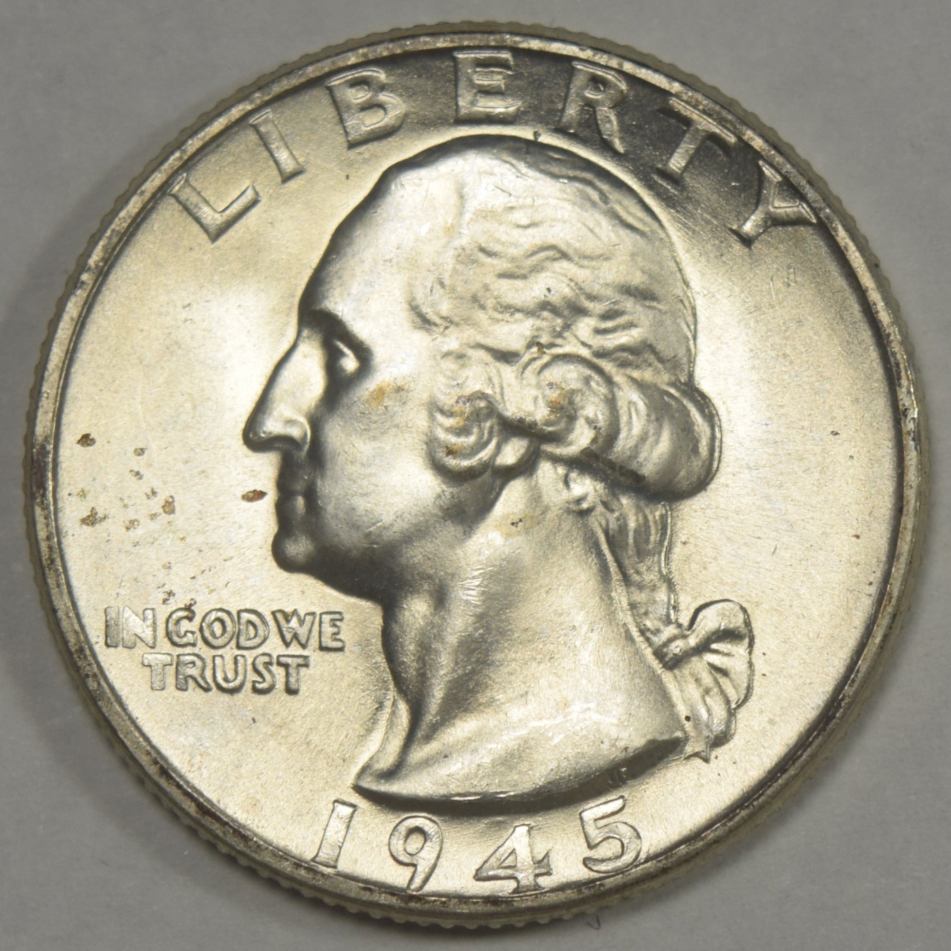 1944-S Washington Quarter Gem Brilliant Uncirculated – Mount Vernon Coin