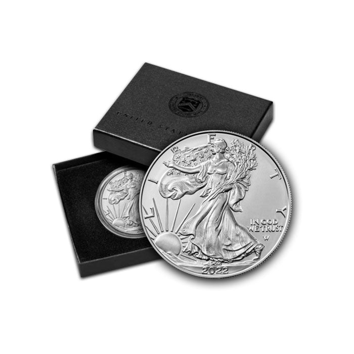 2022-W Burnished Silver Eagle Superb Brilliant Uncirculated – Mount ...