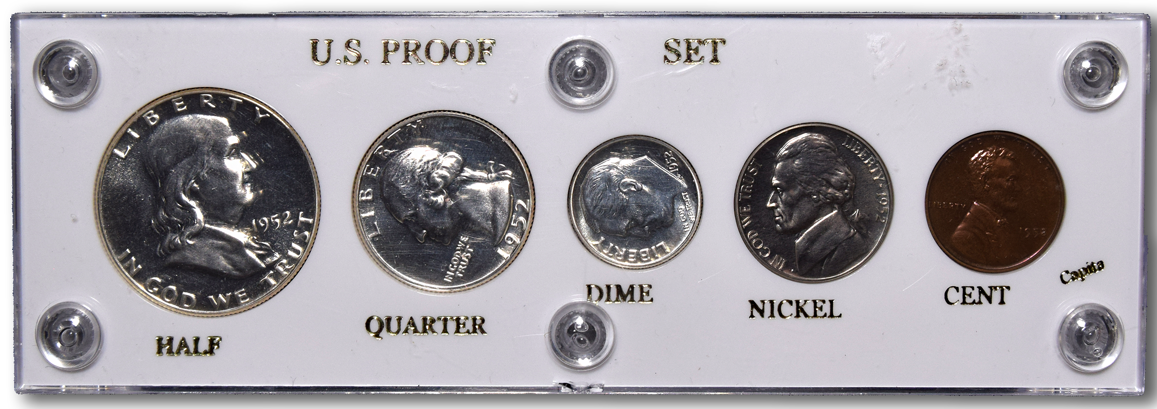 1952 Proof Set Gem Brilliant Proof – Mount Vernon Coin